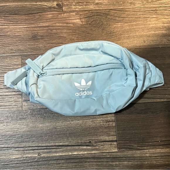 adidas | Bags | Adidas Sky Blue Belt Bag | Poshmark